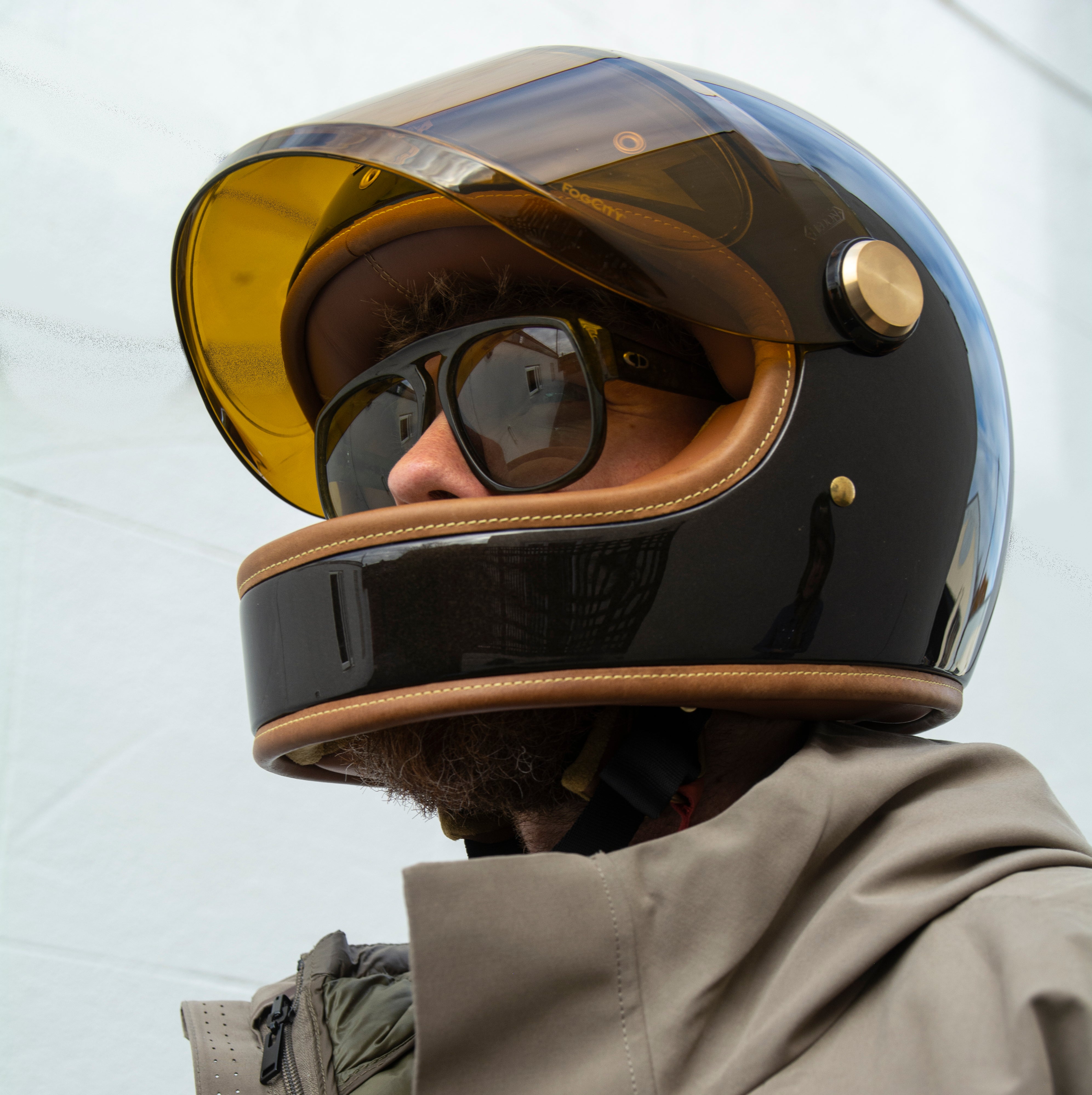 Heroine Racer Macadamia | Full Face Motorcycle Helmet | Hedon