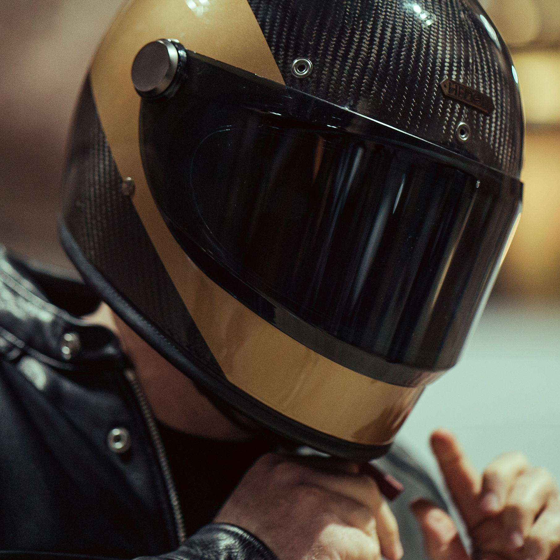 Heroine Bike Shed Racer Carbon Edition | Full Face Motorcycle Helmet ...