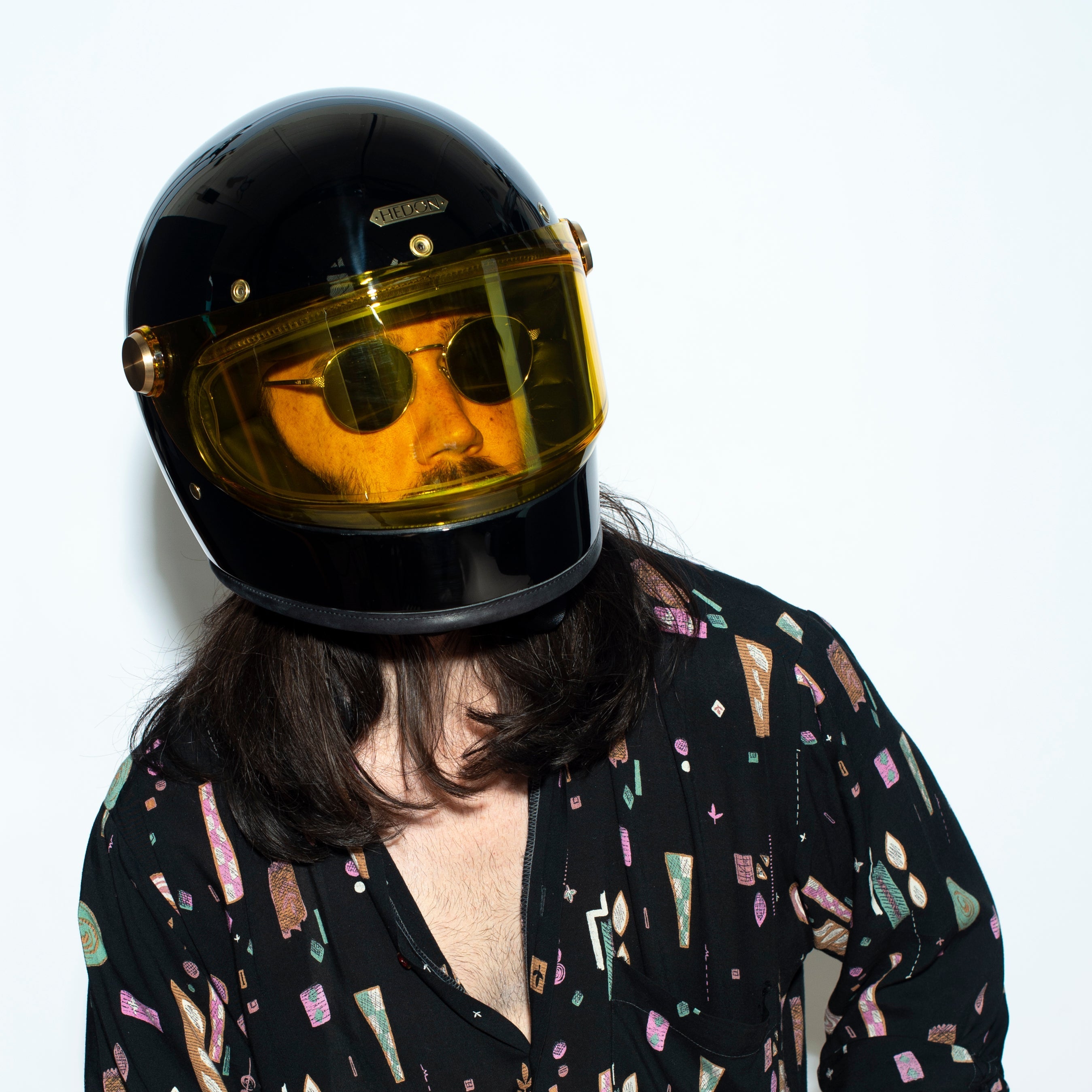 Heroine Racer Signature Black 2.0 Full Face Helmet - Hedon